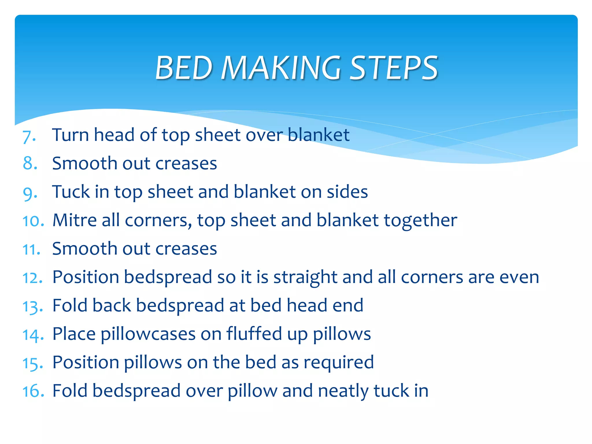 HOUSEKEEPING make bed.pptx