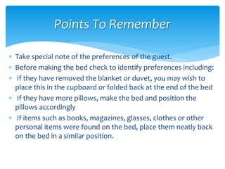 HOUSEKEEPING make bed.pptx