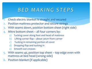 HOUSEKEEPING make bed.pptx