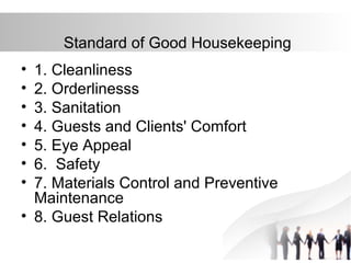 Housekeeping management | PPT