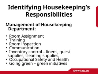 Housekeeping Management powerpoint presentation.ppt