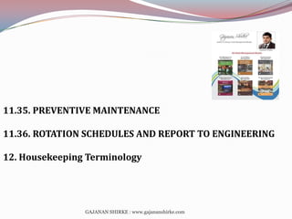 Housekeeping management book | PPT