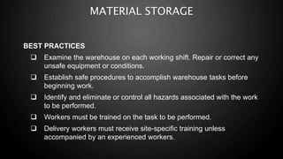Housekeeping, material handling and storage.pptx