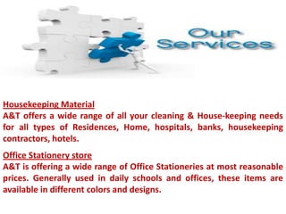 Housekeeping materials suppliers in gurgaon | PPTX