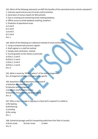 Housekeeping MCQ for ITI and other exams in English | PDF