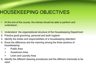 Housekeeping nc ii | PPT
