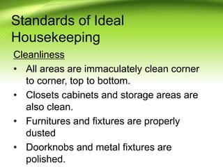 Housekeeping nc ii | PPT