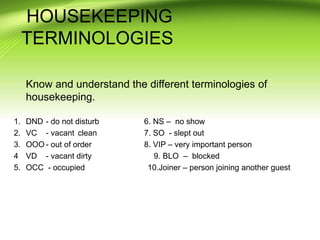 Housekeeping nc ii | PPT