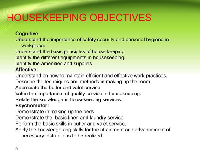 Housekeeping nc ii | PPT | Bath and Shower | Personal Care