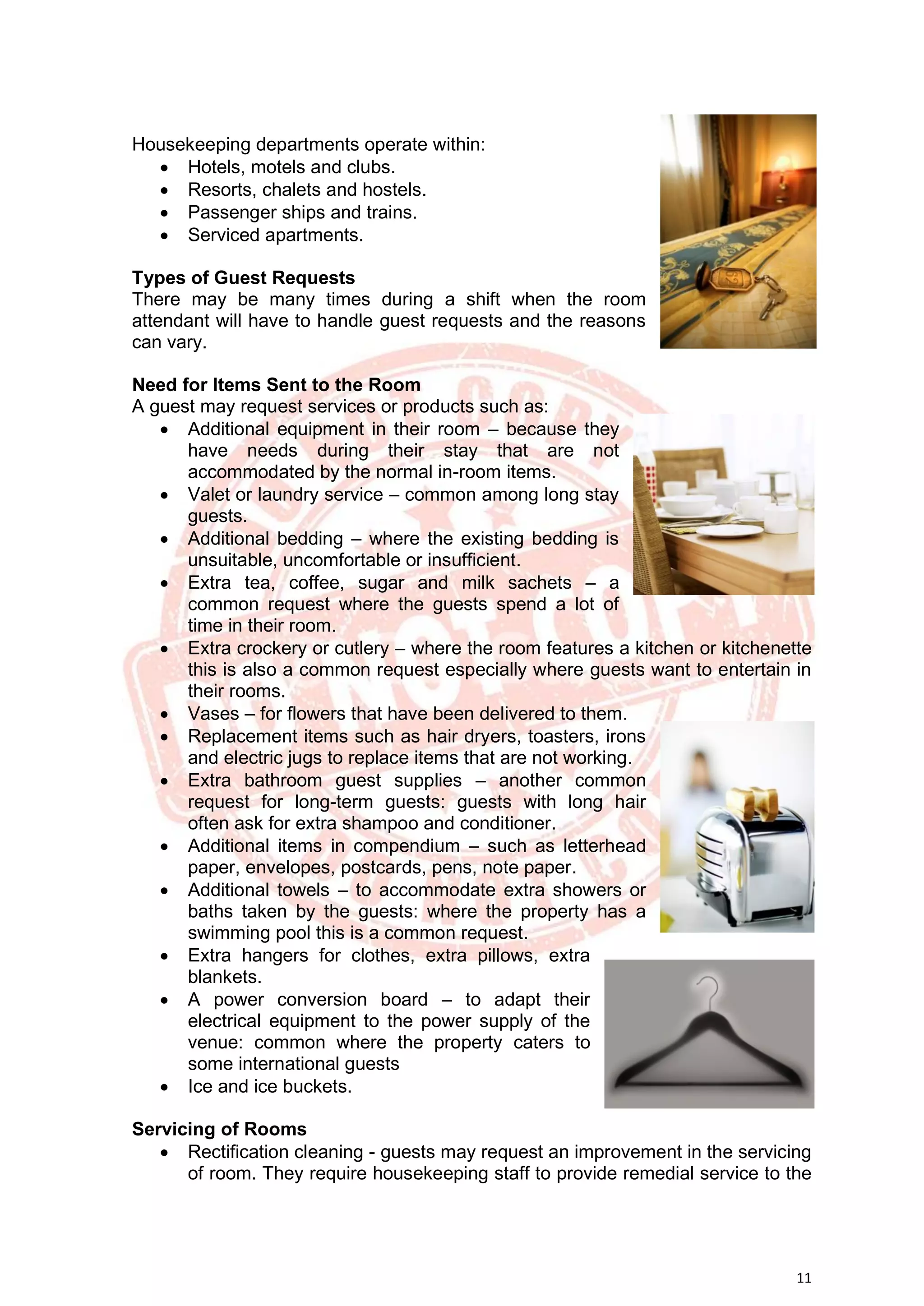 HOUSEKEEPING NC II - CBLM | PDF