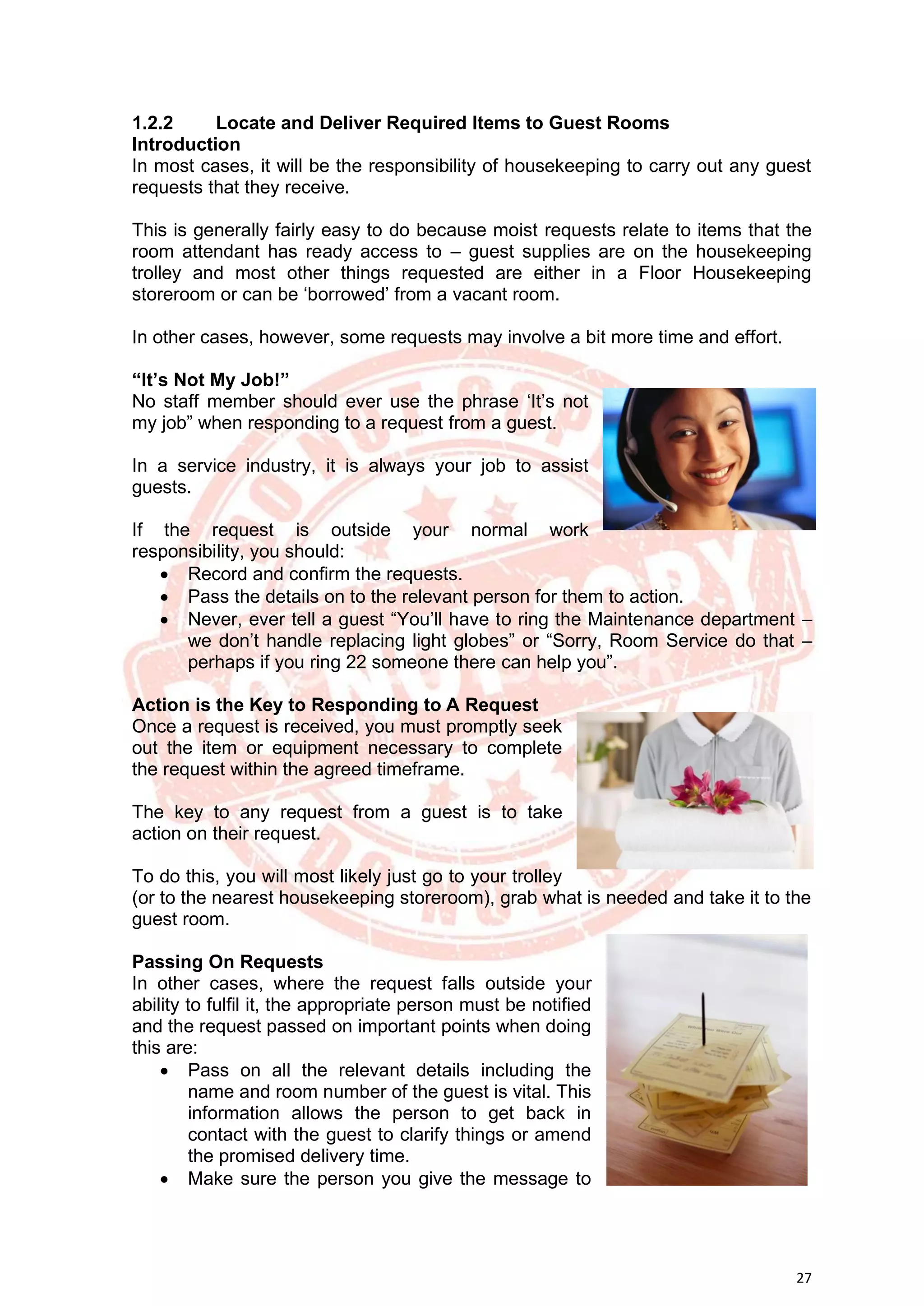 HOUSEKEEPING NC II - CBLM | PDF