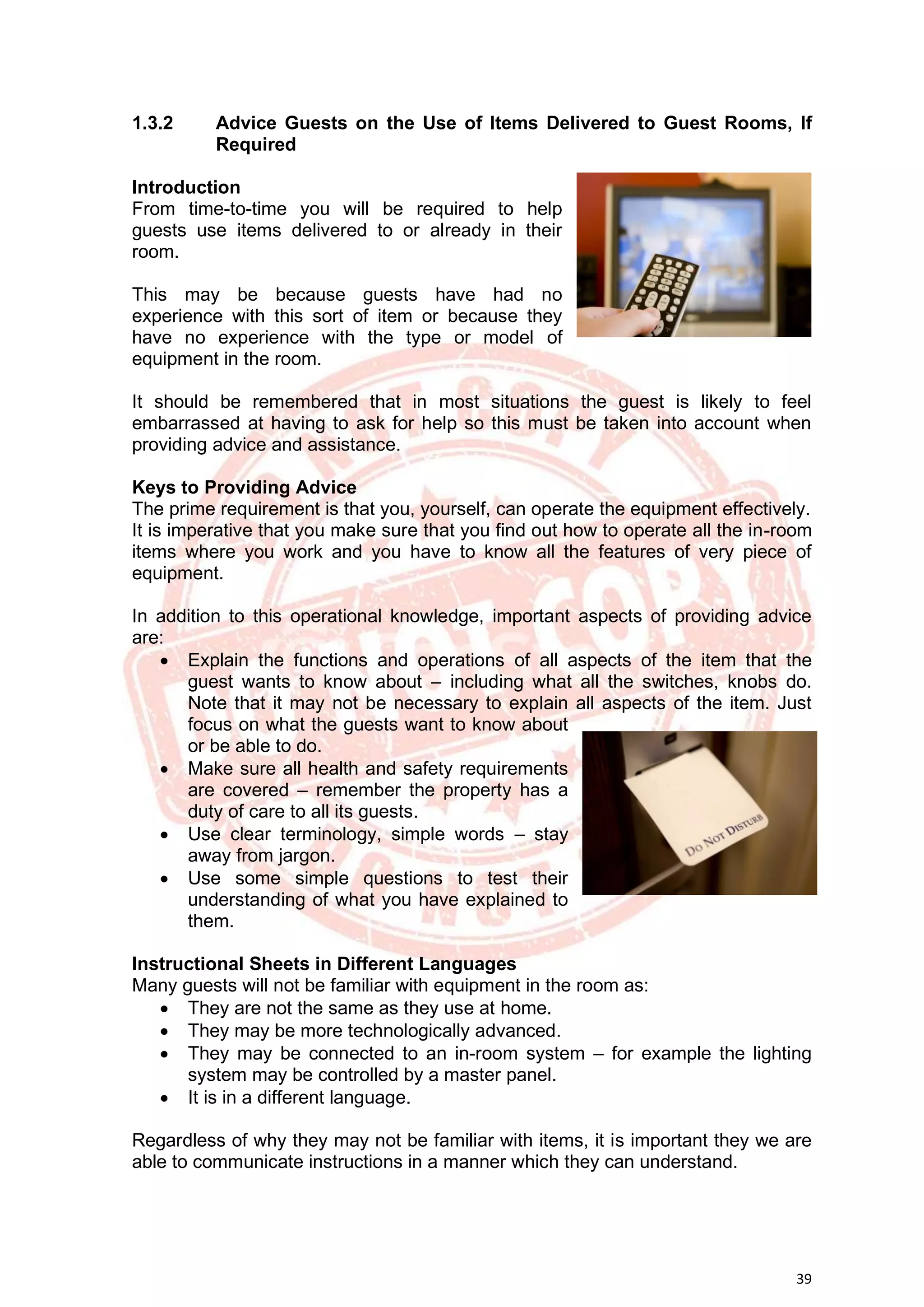 HOUSEKEEPING NC II - CBLM | PDF