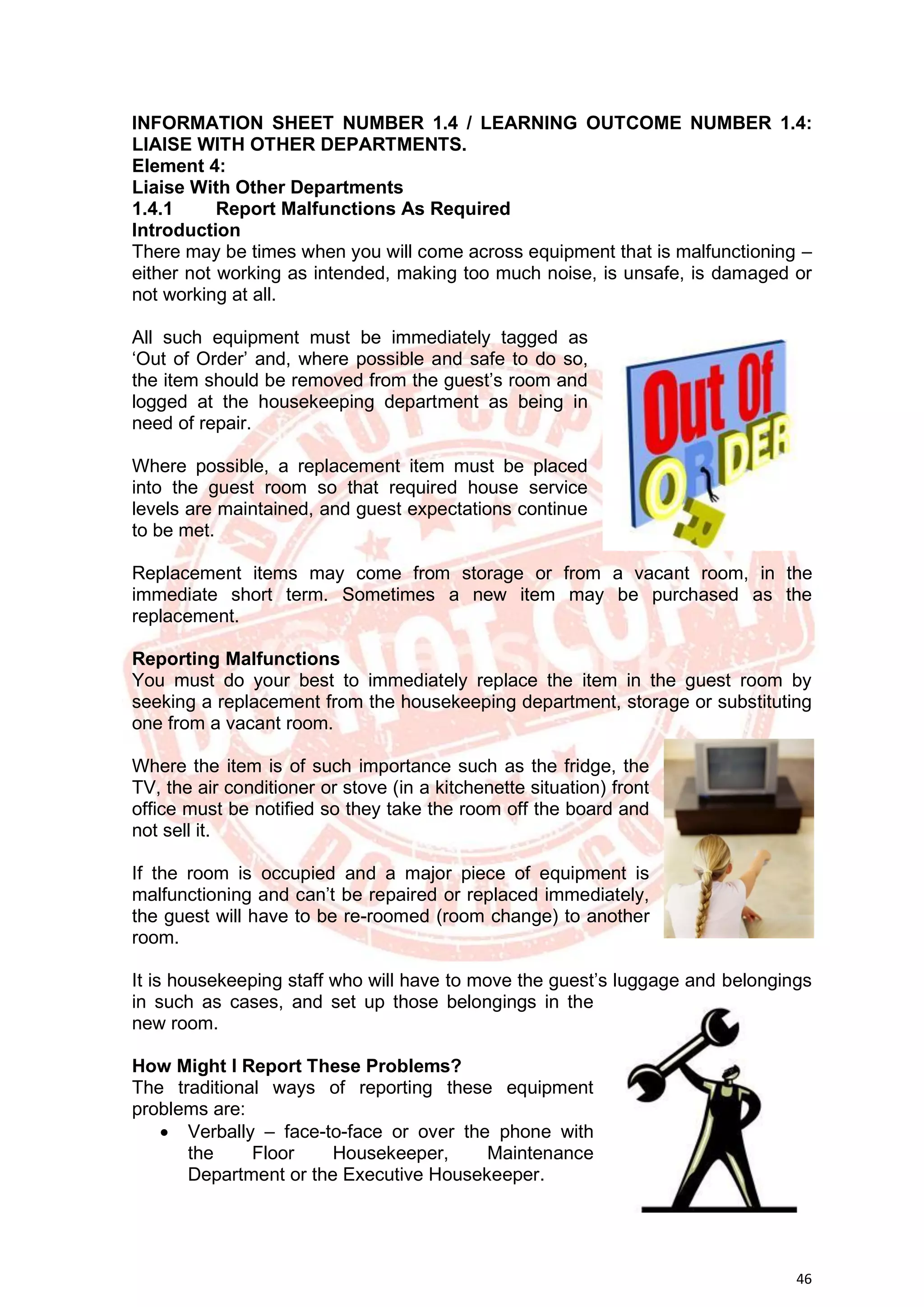 HOUSEKEEPING NC II - CBLM | PDF
