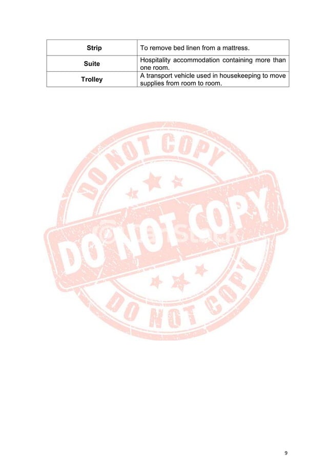 HOUSEKEEPING NC II - CBLM | PDF