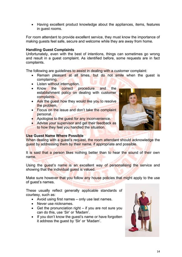 HOUSEKEEPING NC II - CBLM | PDF