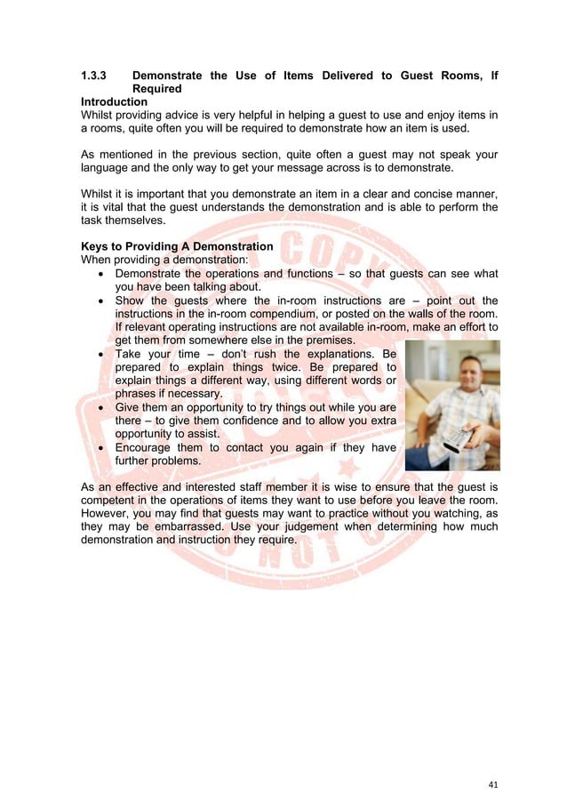 HOUSEKEEPING NC II - CBLM | PDF