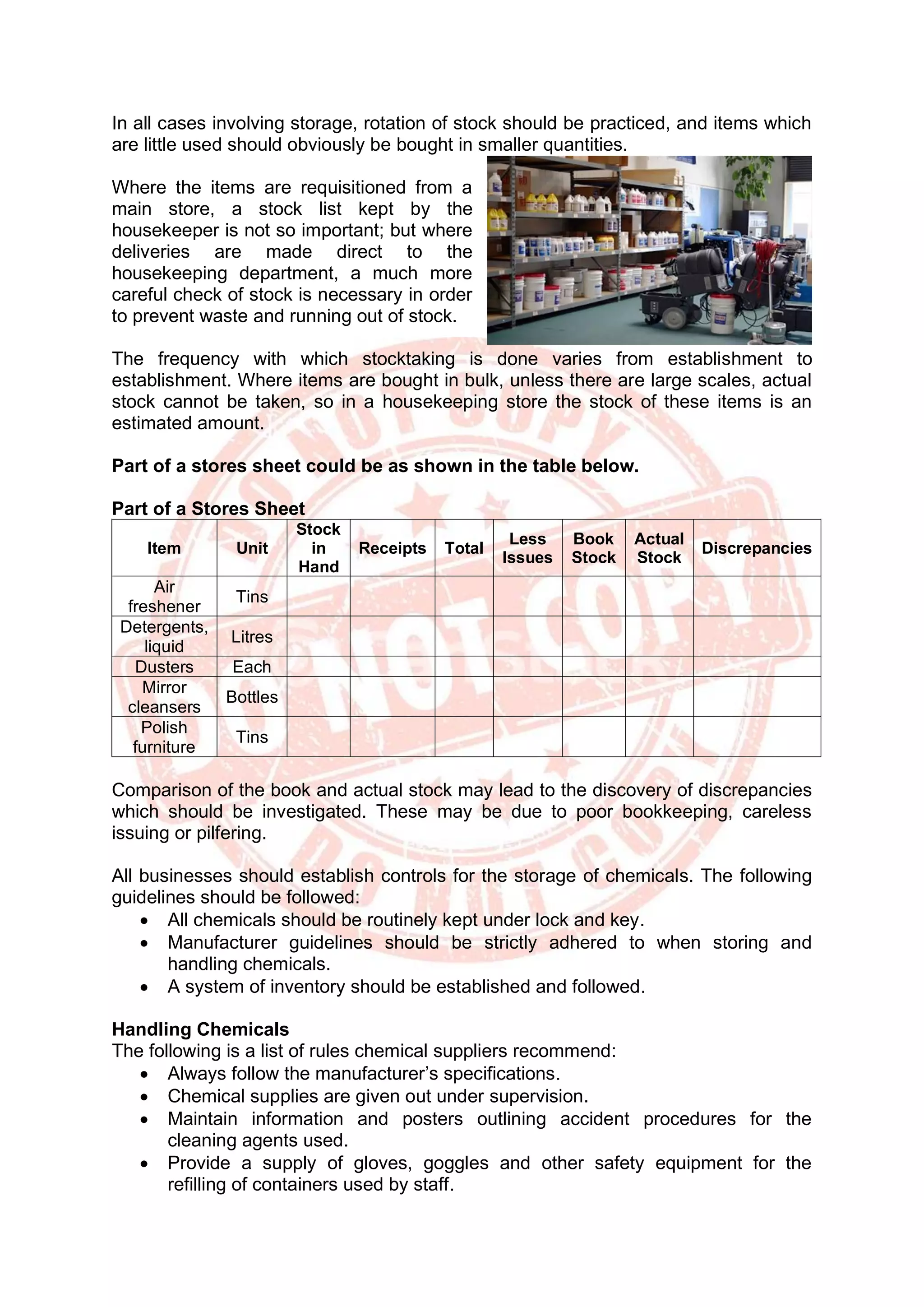 HOUSEKEEPING NC III - CBLM | PDF