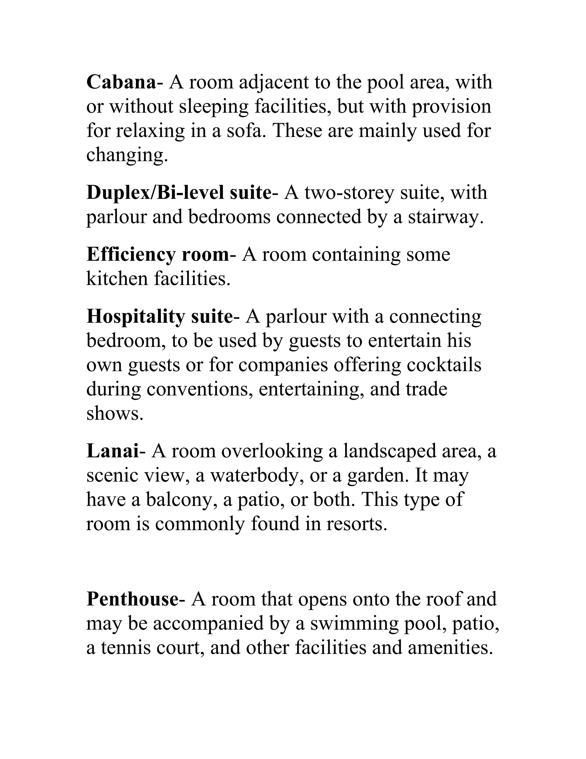 housekeeping notes for hotel management graduates | DOC