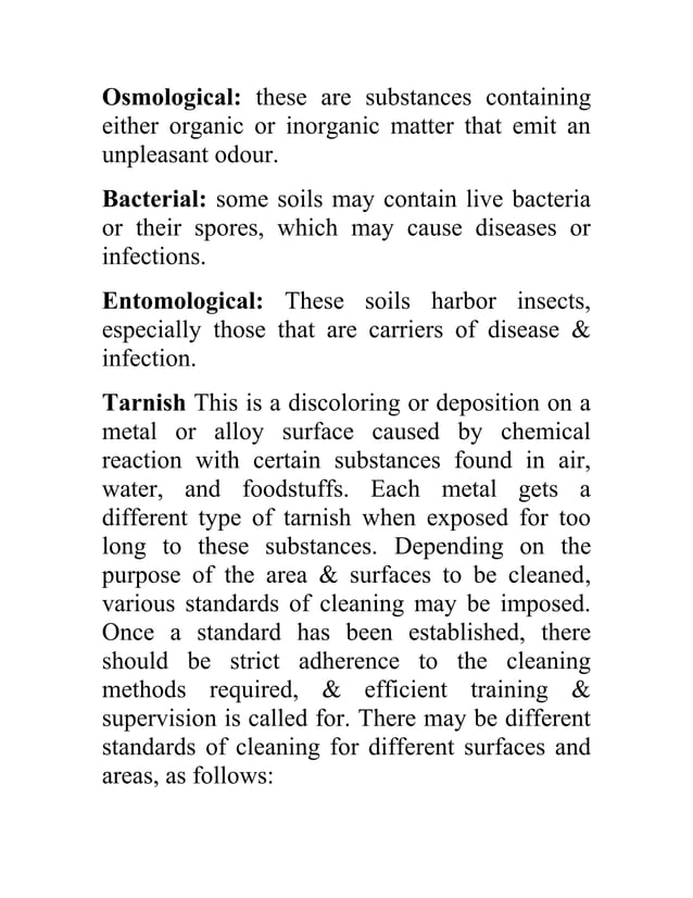 housekeeping notes for hotel management graduates | DOC