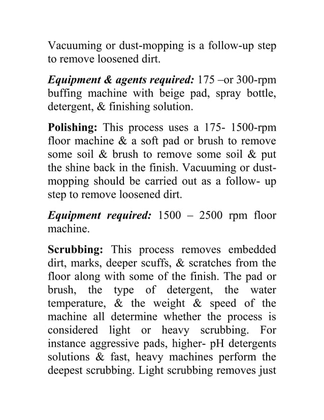 housekeeping notes for hotel management graduates | DOC
