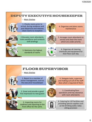 HOUSEKEEPING OPERATION.pdf | Hospitality Industry | Industries