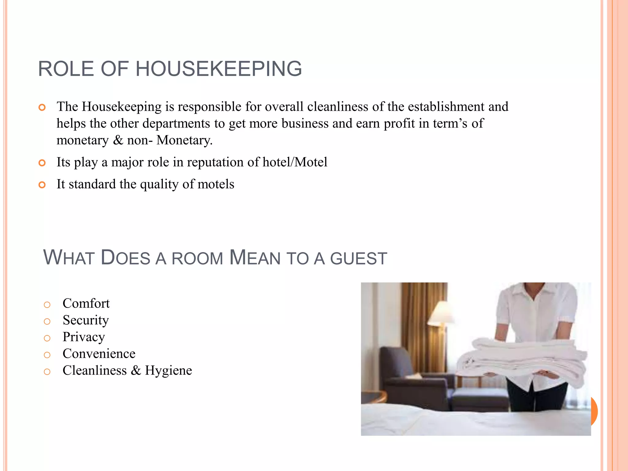 Housekeeping performance measuring technique | PPTX