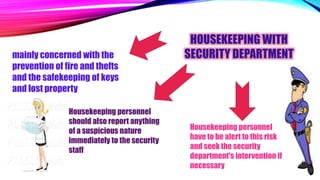 Housekeeping department with Other Department | PPTX