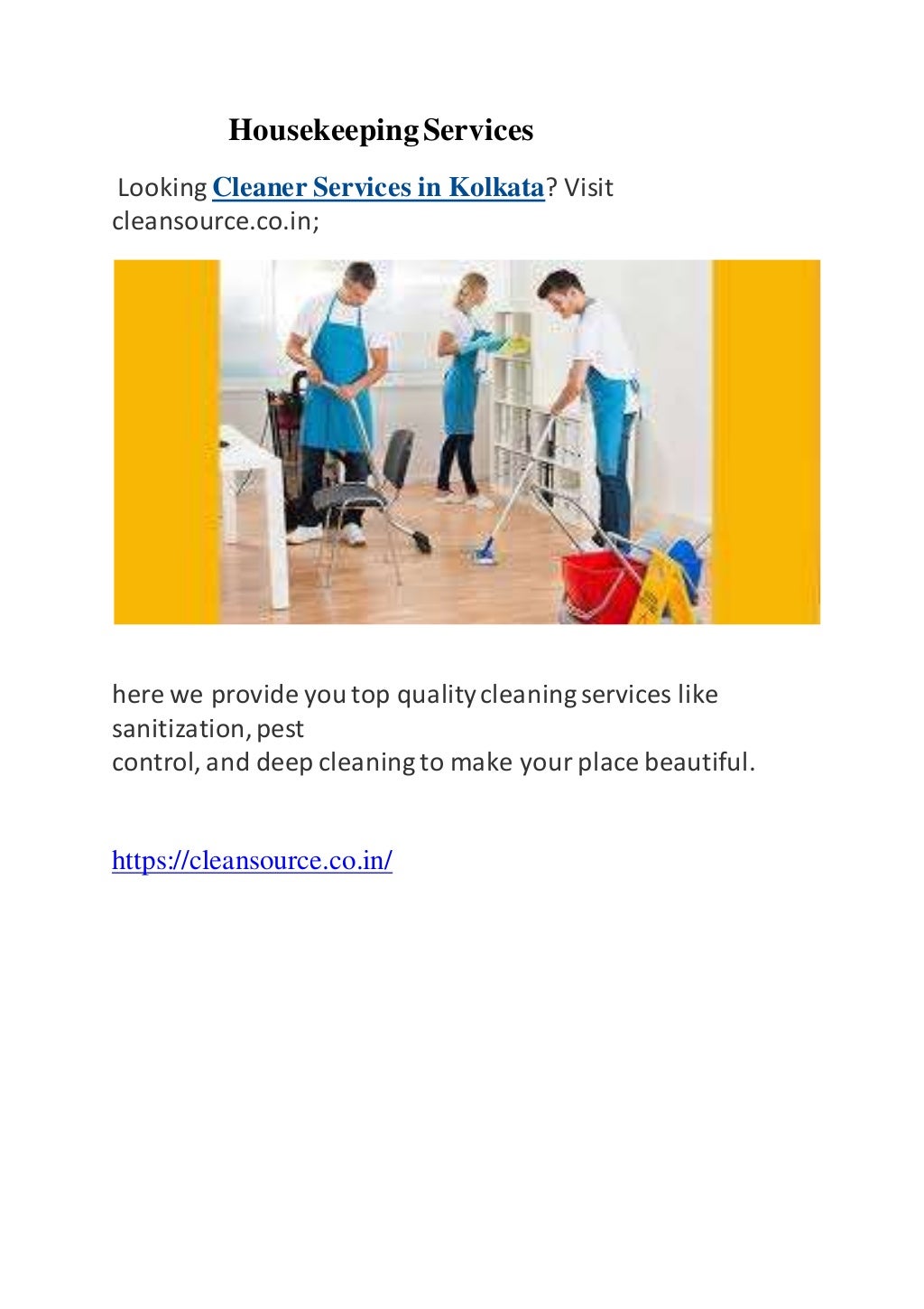 Housekeeping Services housekeeping-services