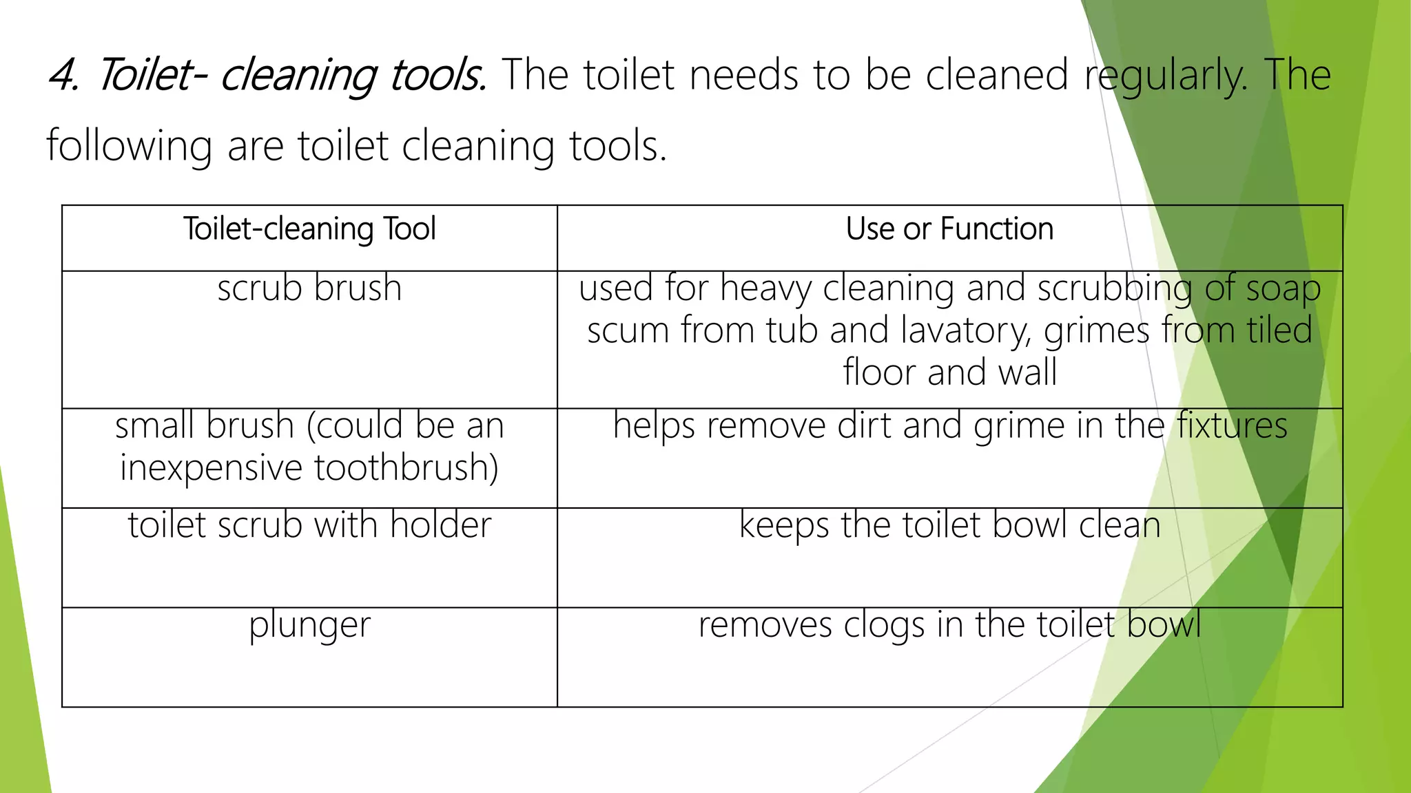 Housekeeping Tools and Equipment | PPTX