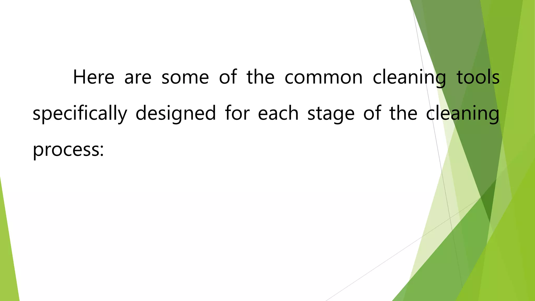 Housekeeping Tools and Equipment | PPTX