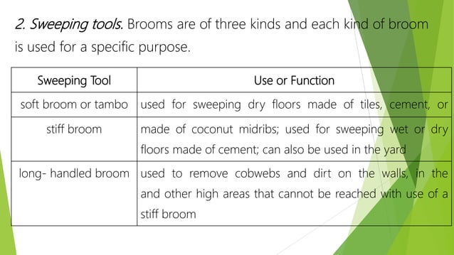 Housekeeping Tools and Equipment | PPTX