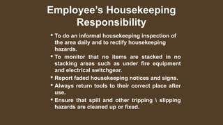 HOUSEKEEPING training.pptxnnnnnnnnnnnnnn | PPT
