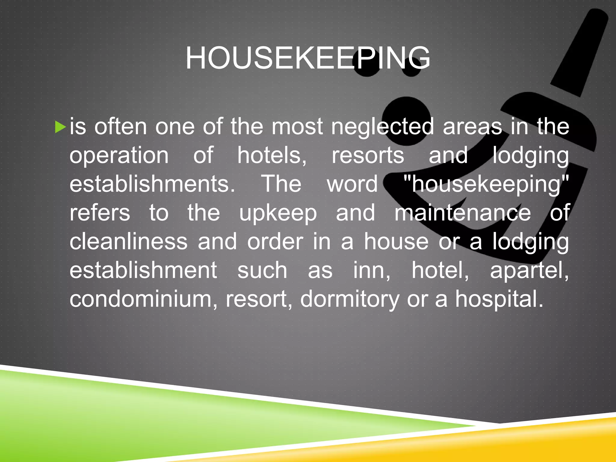 Housekeeping Training 101 | PPTX