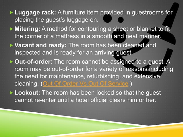 Housekeeping Training 101 | PPTX