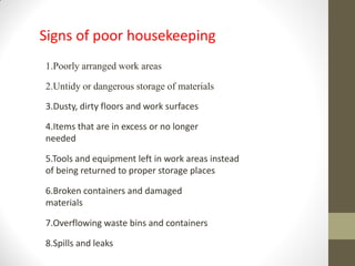 Housekeeping | PDF