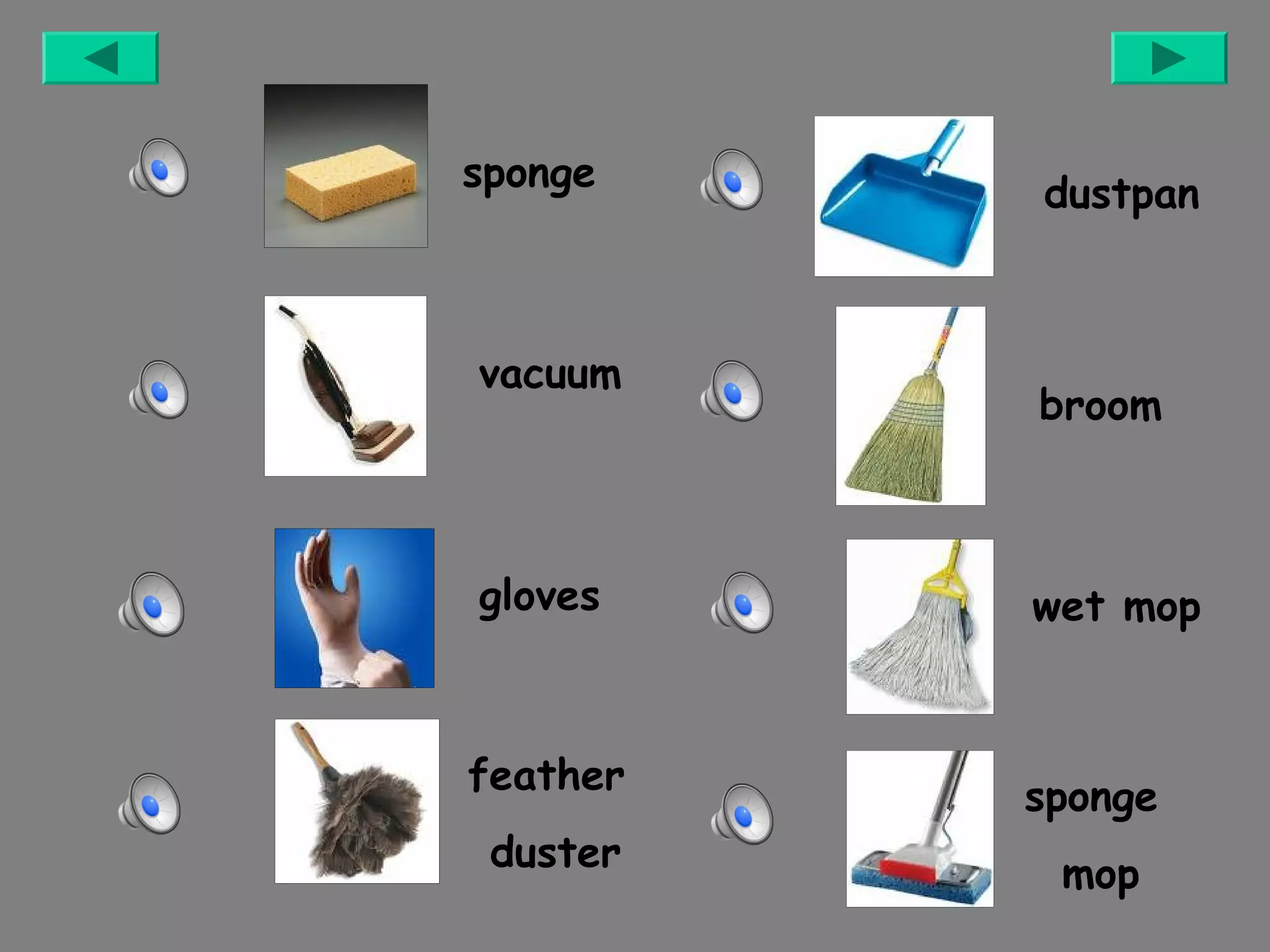 Housekeeping vocab | PPS