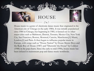 House music | PPTX