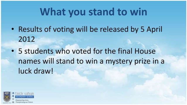 TWSS House Renaming Competition | PPT