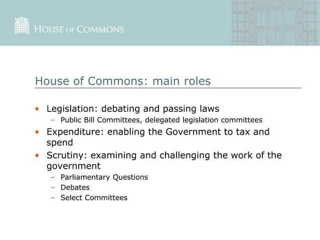 House of Commons select committees | PPT