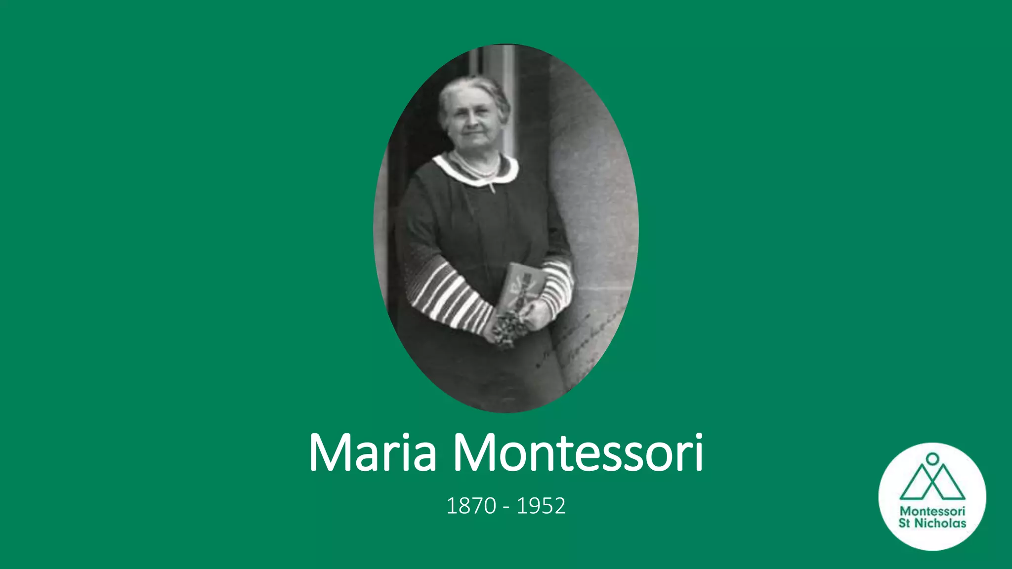 Maria Montessori presentation for International Women's Day by Barbara ...