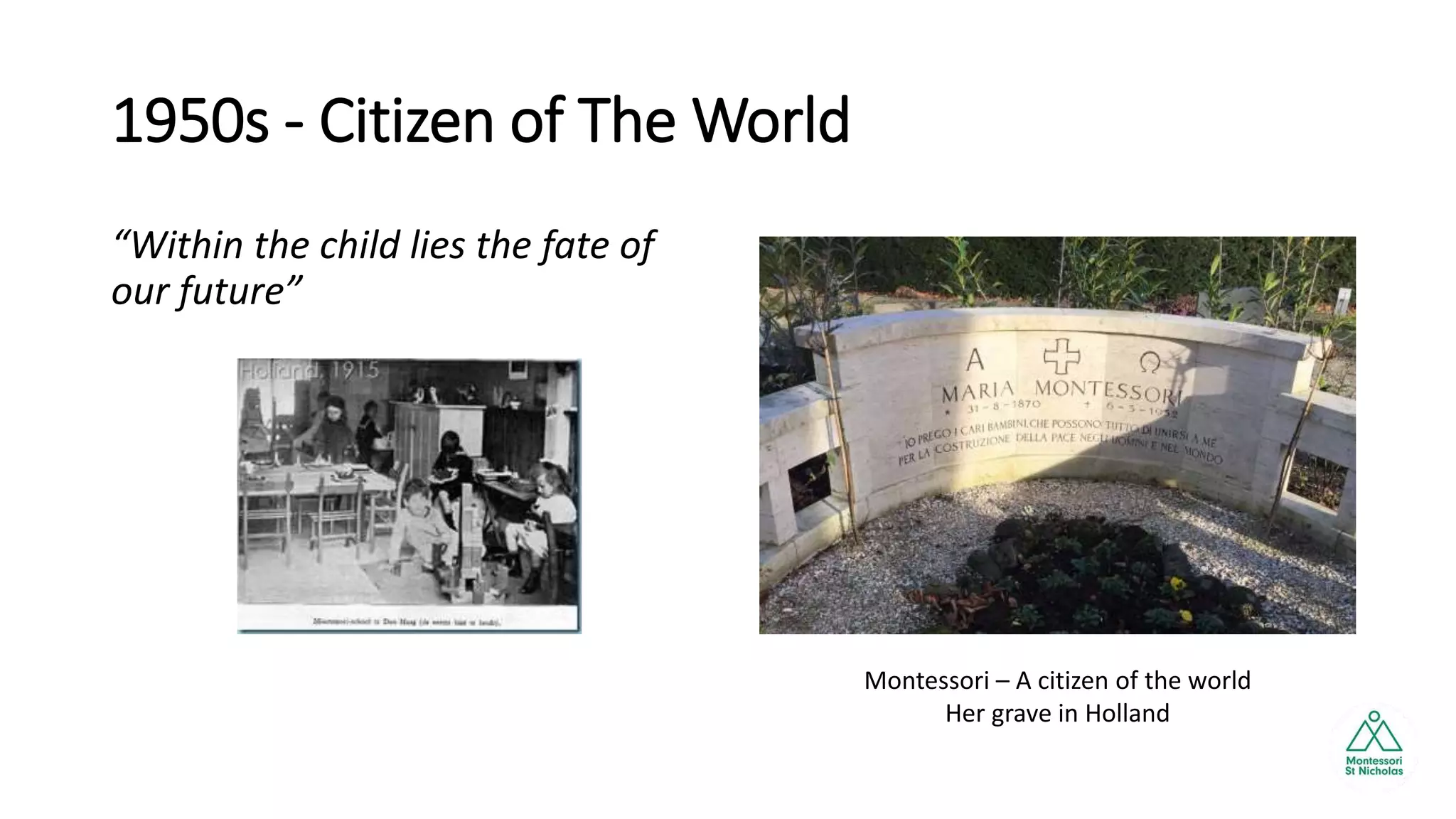 Maria Montessori presentation for International Women's Day by Barbara ...