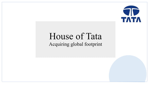 House of tata - Complete case study | PPTX