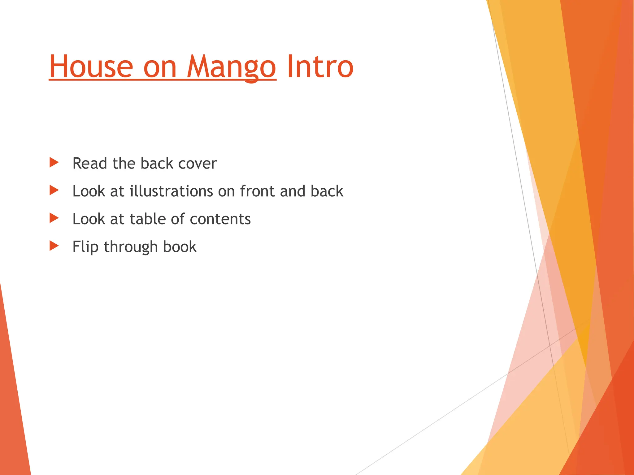 House on Mango Street Introduction powerpoint | PPT