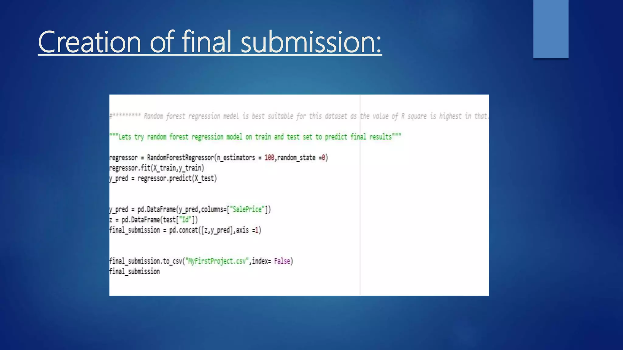 House price prediction | PPTX