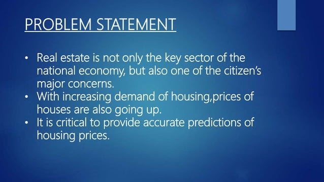 House price prediction | PPTX