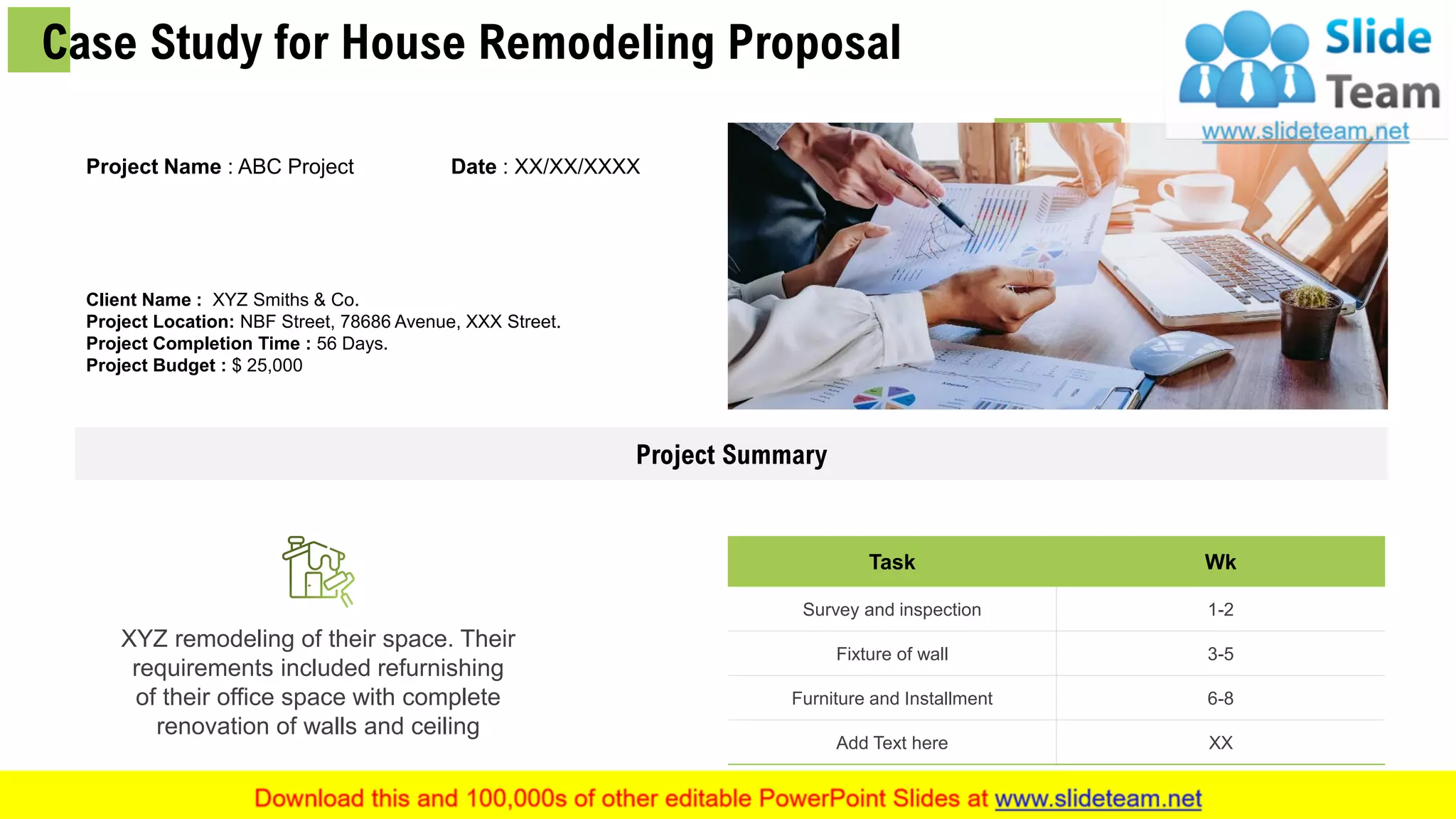 House Remodeling Proposal PowerPoint Presentation Slides | PDF