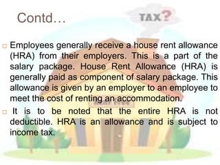 House rent allowance | PPTX
