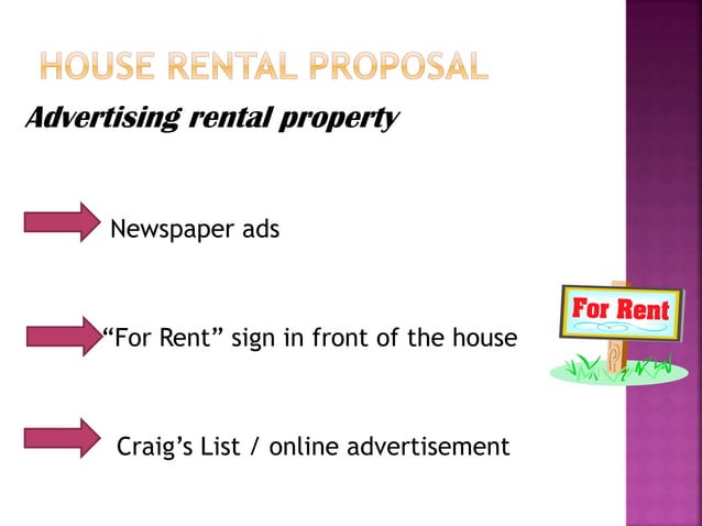 House rental project final | PPTX