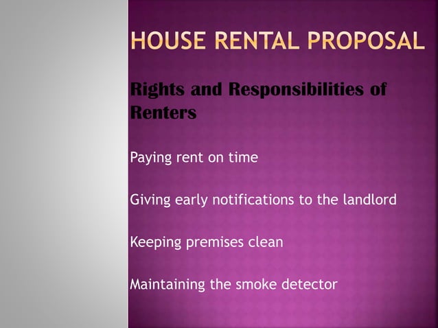 House rental project final | PPTX