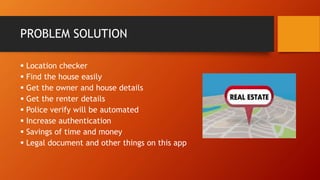 House rent system | PPTX